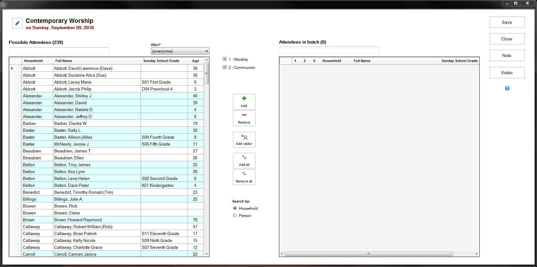 Advanced Batch Entry – The Shepherd’s Staff Help Center